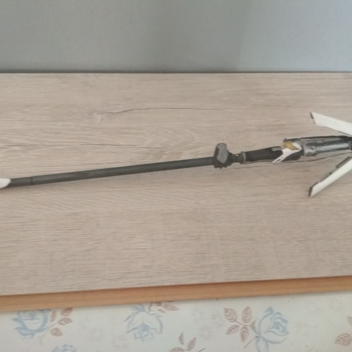3D Printable Staff like original from game (OVERWATCH - MERCY 30 CM ...