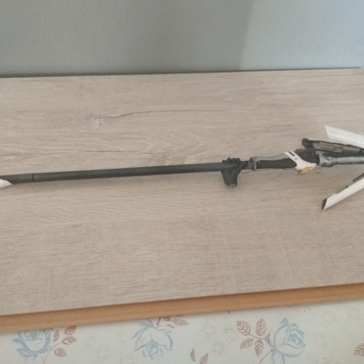 3D Printable Staff like original from game (OVERWATCH - MERCY 30 CM ...