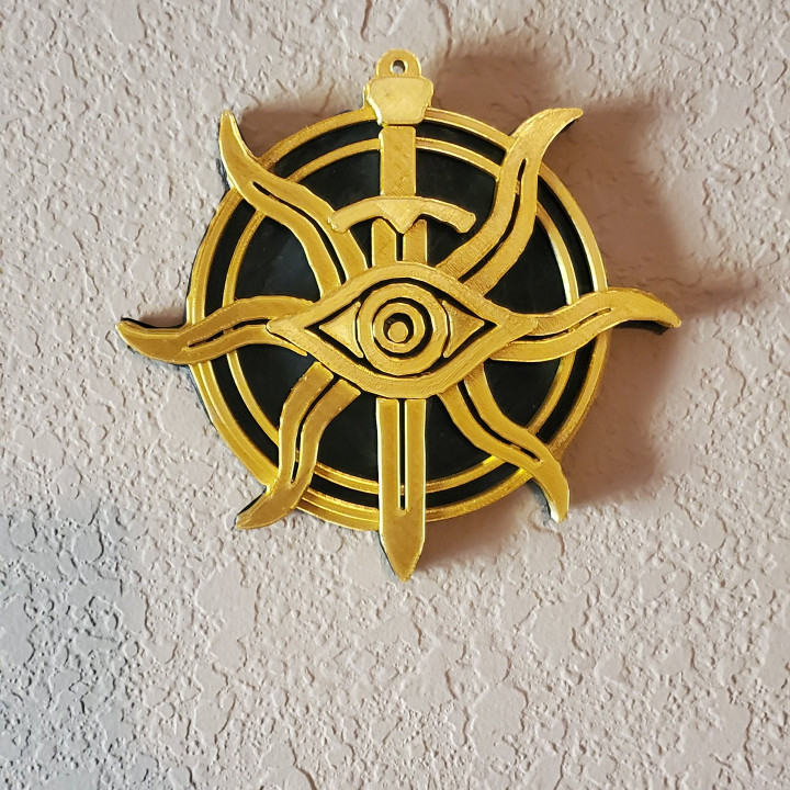 3D Printable Inquisitor symbol by Joshua Ibach
