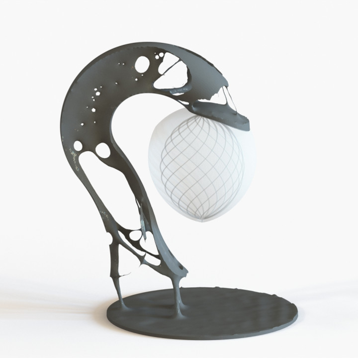 3D Printable Topology Trophy by Bertan Atamer
