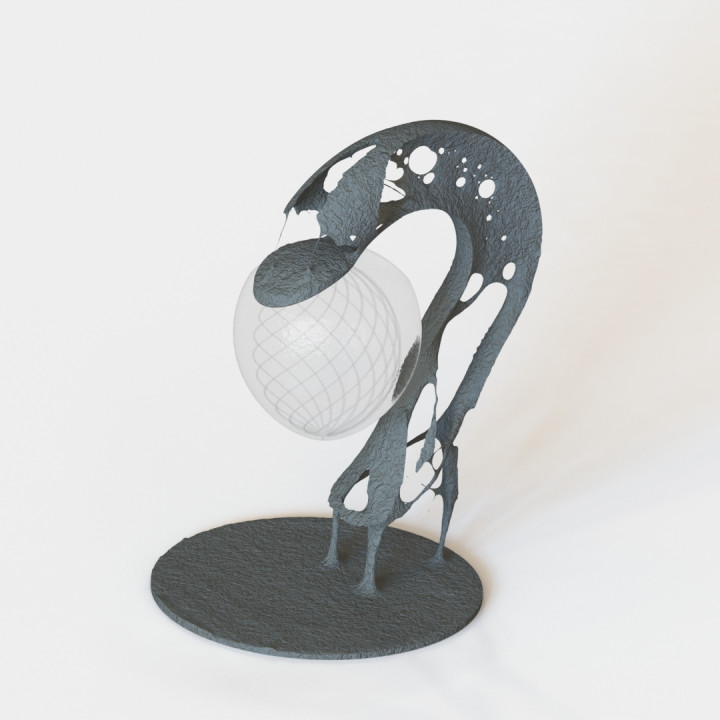 3D Printable Topology Trophy by Bertan Atamer