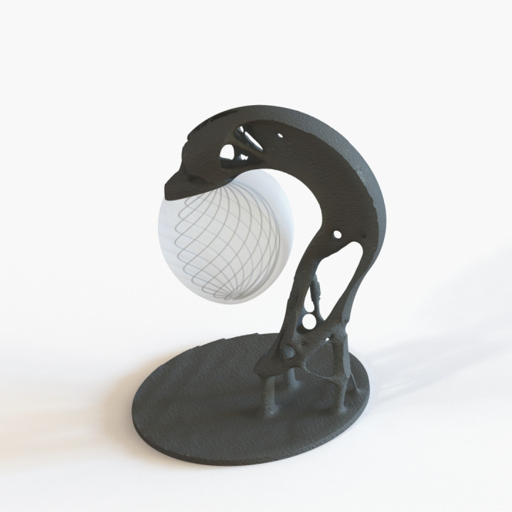 3D Printable Topology Trophy by Bertan Atamer