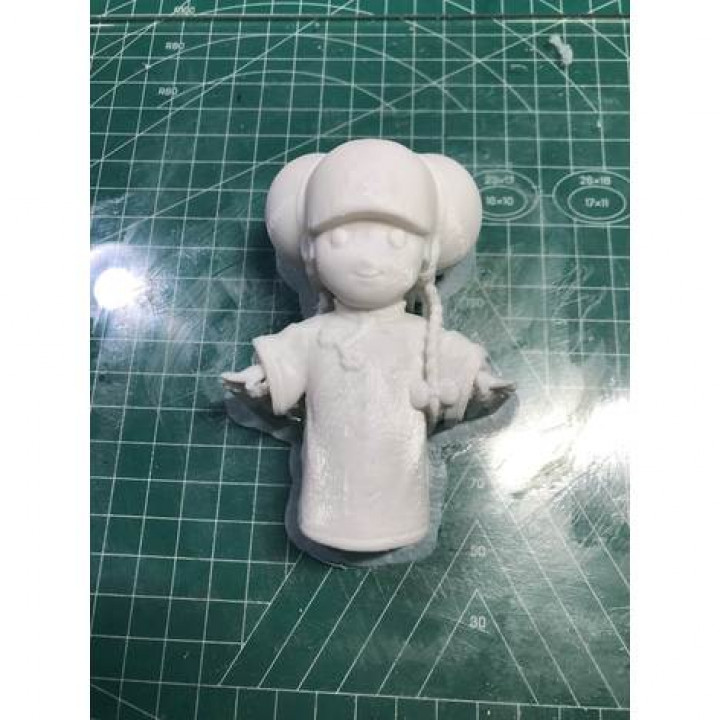 3D Printable Lynn Minmay Singing Doll from MACROSS/ ROBOTECH by HT