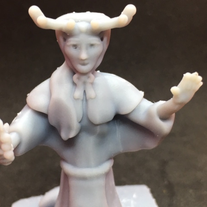 3D Printable Fae Tiefling Witch by Paul