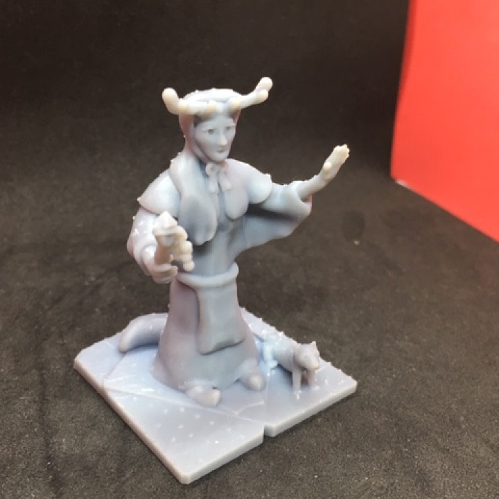 3D Printable Fae Tiefling Witch by Paul