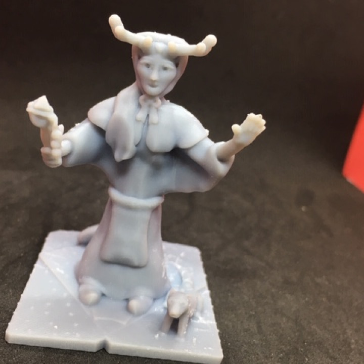 3D Printable Fae Tiefling Witch by Paul