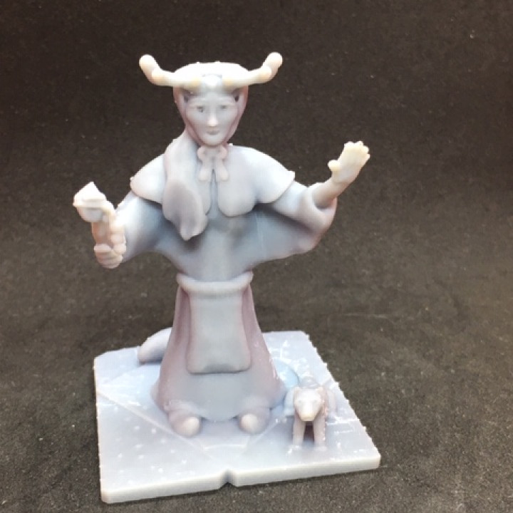 3D Printable Fae Tiefling Witch by Paul