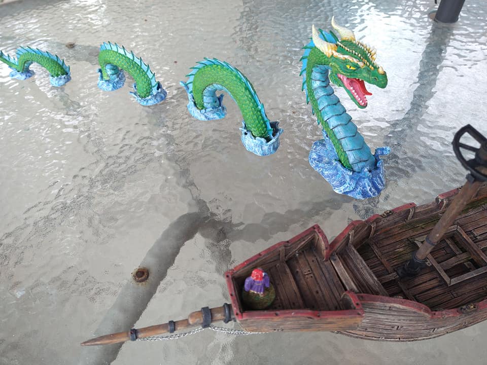 3D Printable Sea Serpent / Leviathan / Ocean Monster by Epic-Miniatures