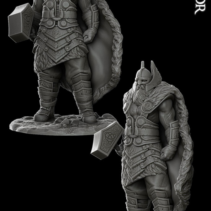 3D Printable Thor by RocketPigGames