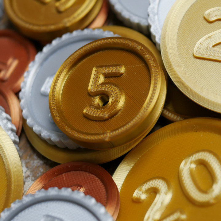 3D Printable Treasure Coins by Trond