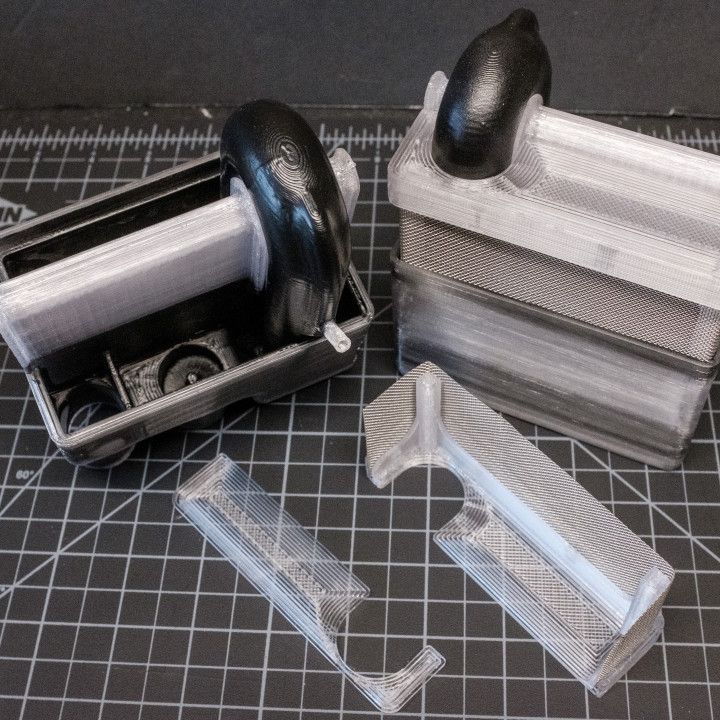 3D Printable Silent Aquarium Overflow Box by thong le