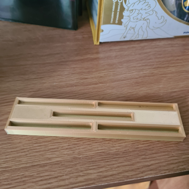 3D Printable PSA card stand for 5 cards by shell morrall