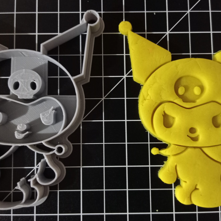 3D Printable Kuromi Cookie Cutter by Cesar lua