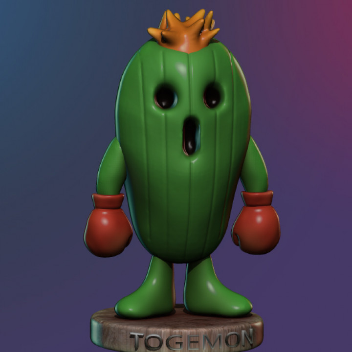 3D Printable togemon by Derick Freitas