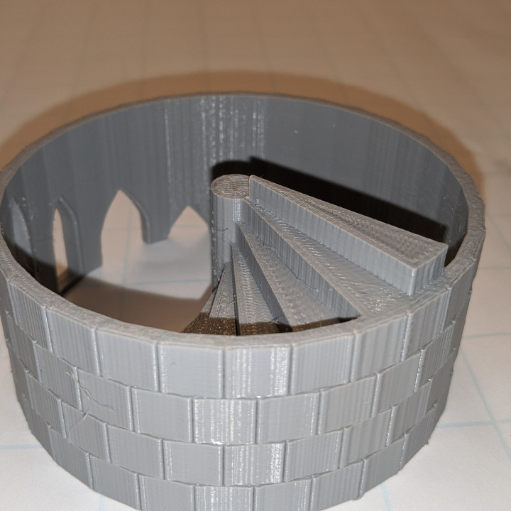 3D Printable Segmented Dice Tower by Jacob D Parr