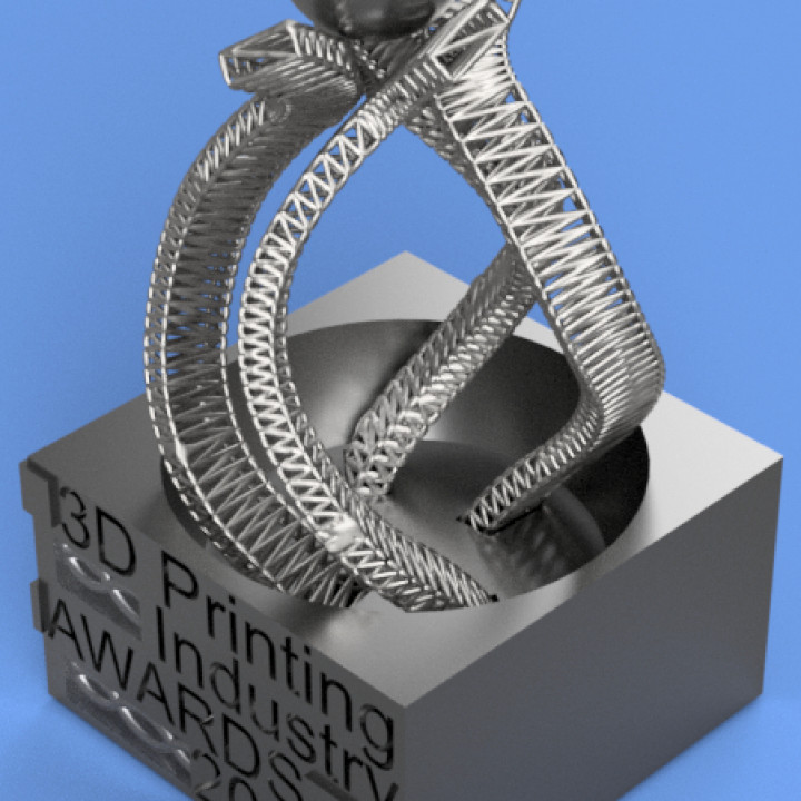 3D Printable DNA Trophy by 3Dean