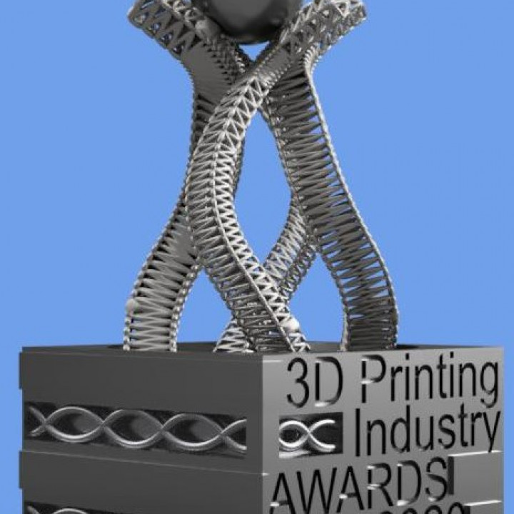 3D Printable DNA Trophy by 3Dean
