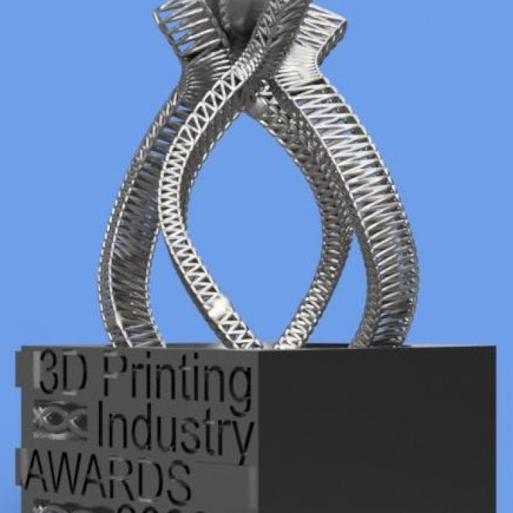 3D Printable DNA Trophy by 3Dean