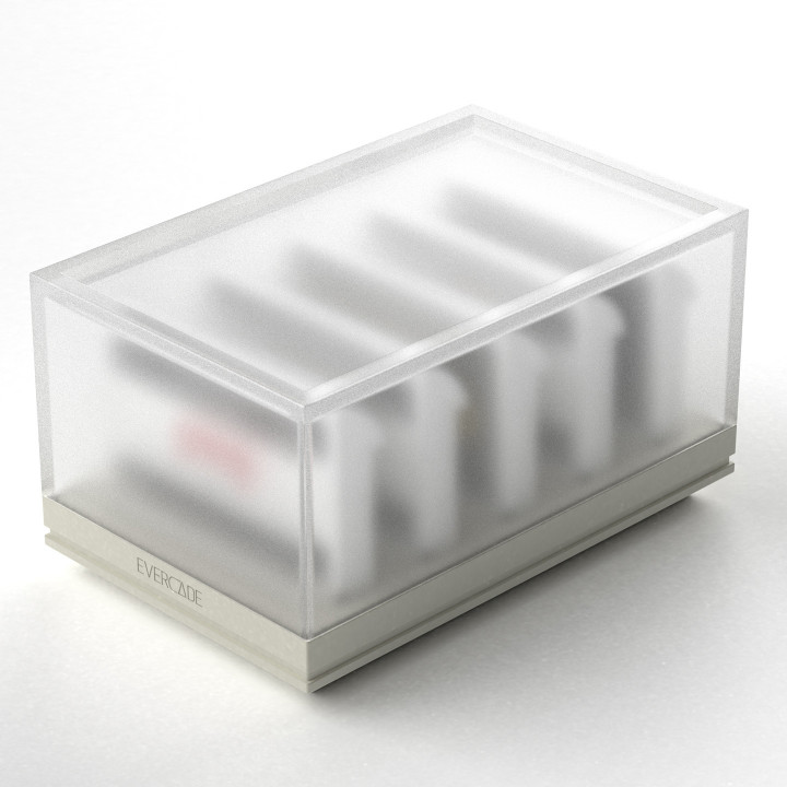 3D Printable Evercade Stackable Cartridge Case by Adam Smith