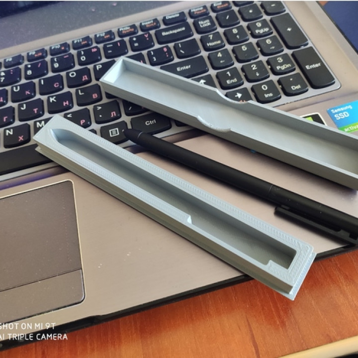 3D Printable Lenovo ThinkPad 10 tablet Pen case by Valentin Stanev