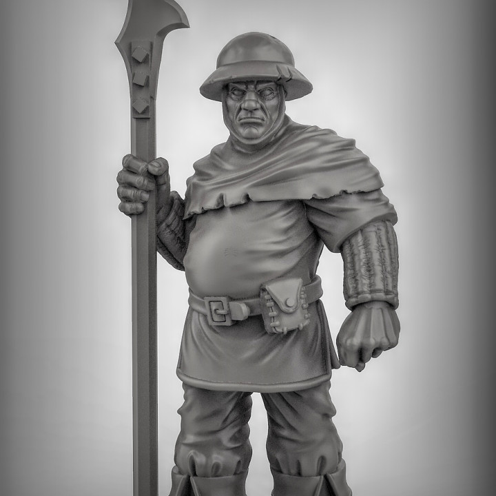 3D Printable Guards with poll arms by Duncan Shadow