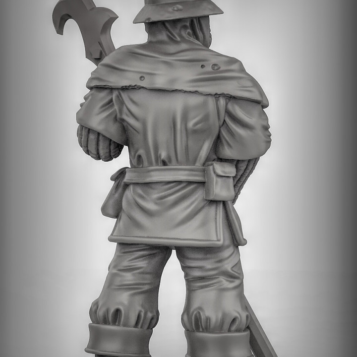 3D Printable Guards with poll arms by Duncan Shadow