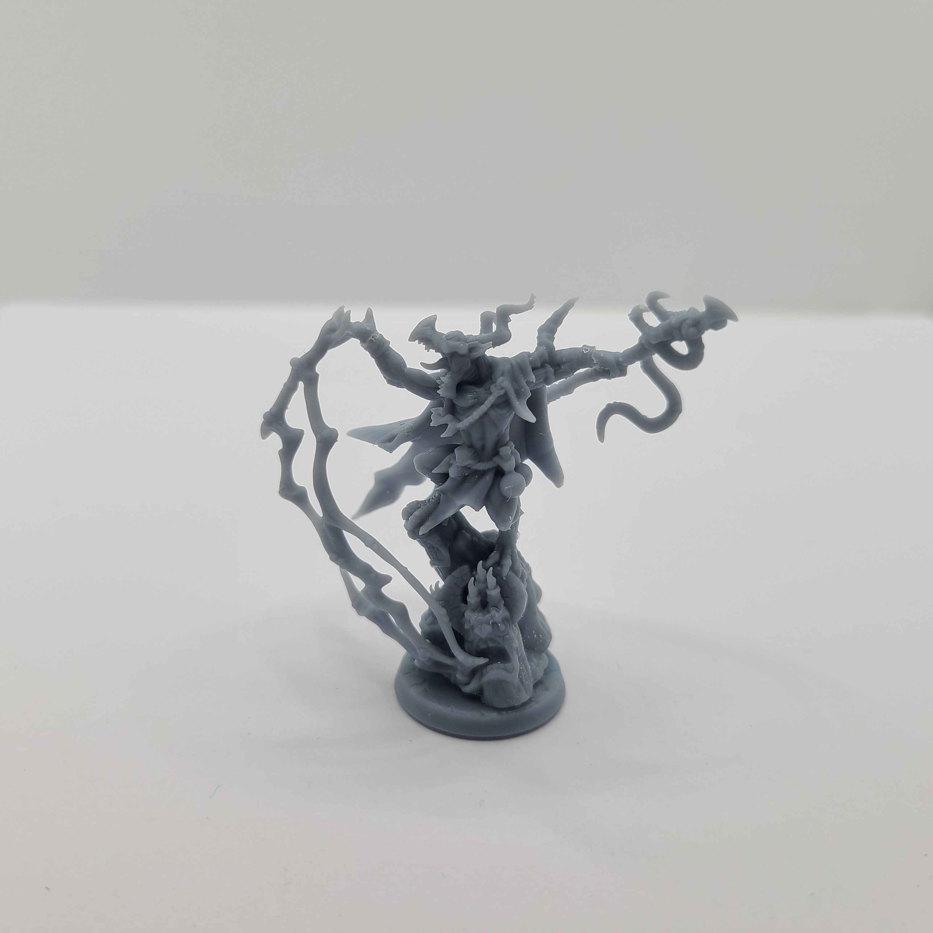 3D Printable Kornutaaz the Plaguemancer - Plague-Mine Kobolds Hero by Artisan Guild