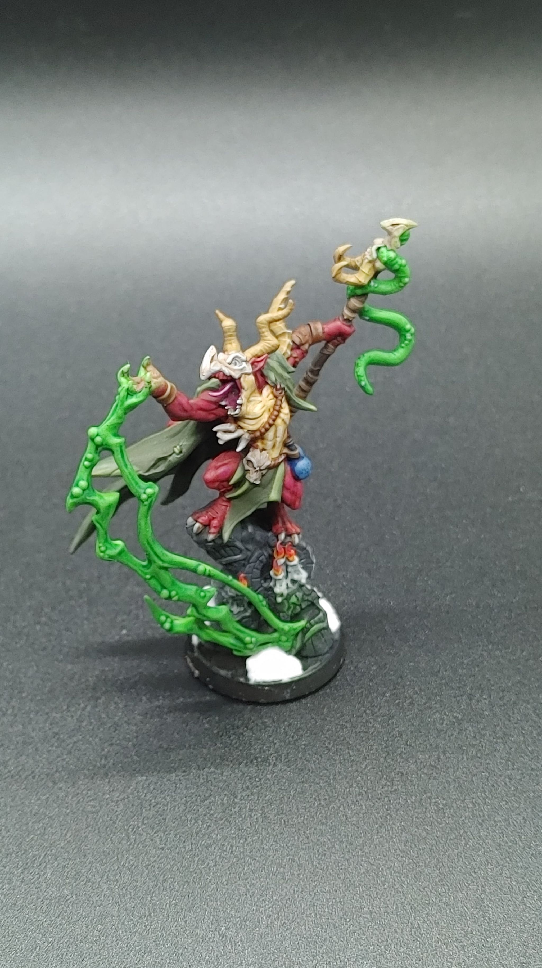3D Printable Kornutaaz the Plaguemancer - Plague-Mine Kobolds Hero by Artisan Guild