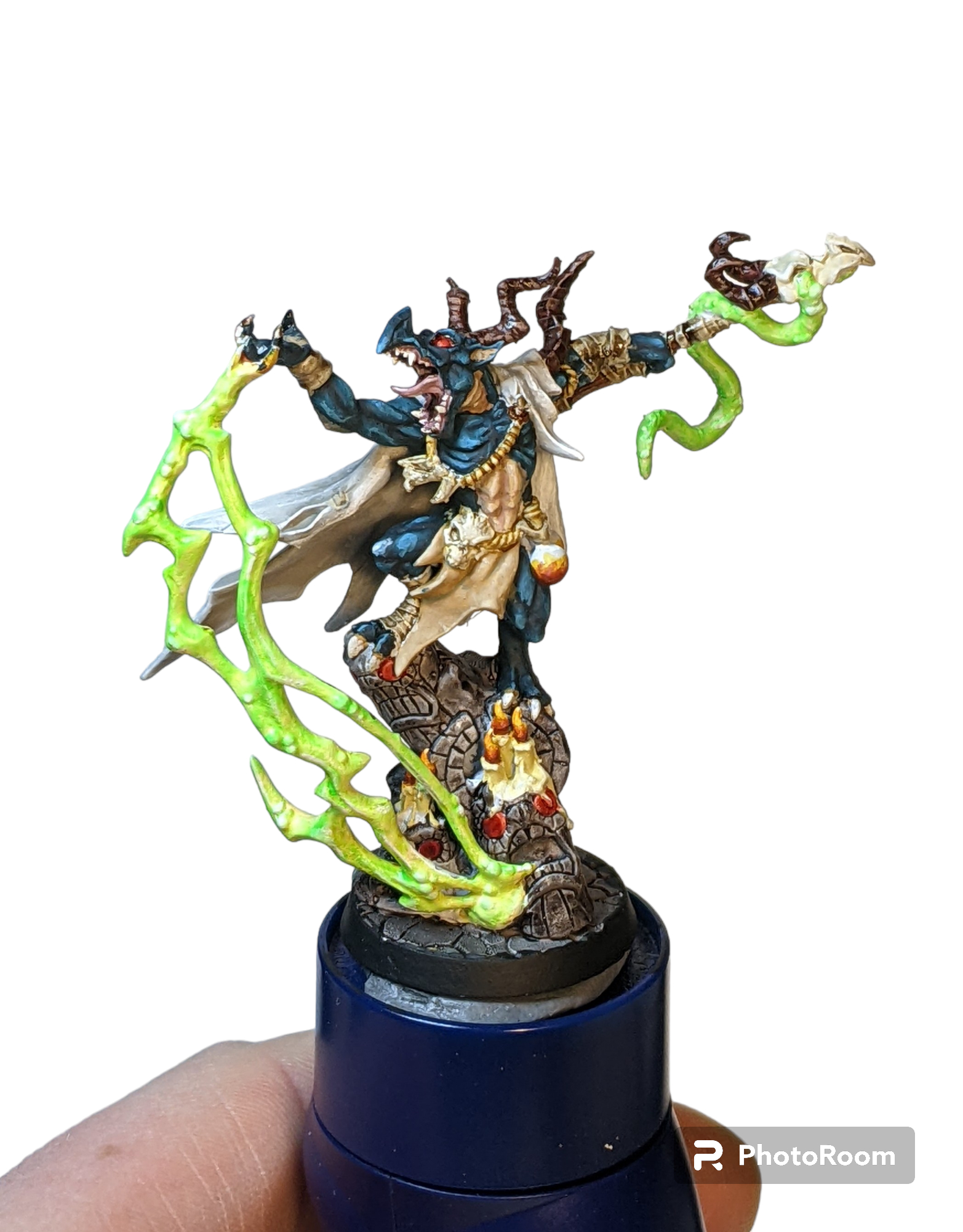 3D Printable Kornutaaz the Plaguemancer - Plague-Mine Kobolds Hero by Artisan Guild