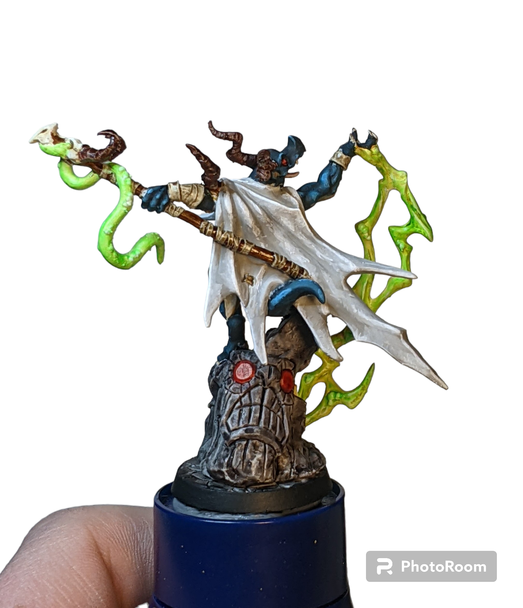 3D Printable Kornutaaz the Plaguemancer - Plague-Mine Kobolds Hero by Artisan Guild