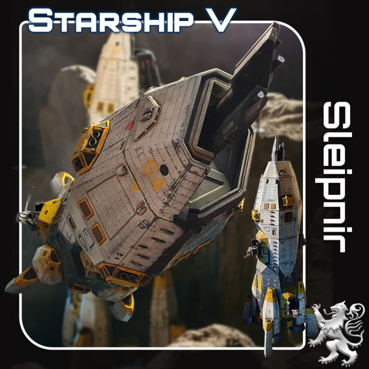 3D Printable Starship Sleipnir by 2nd Dynasty