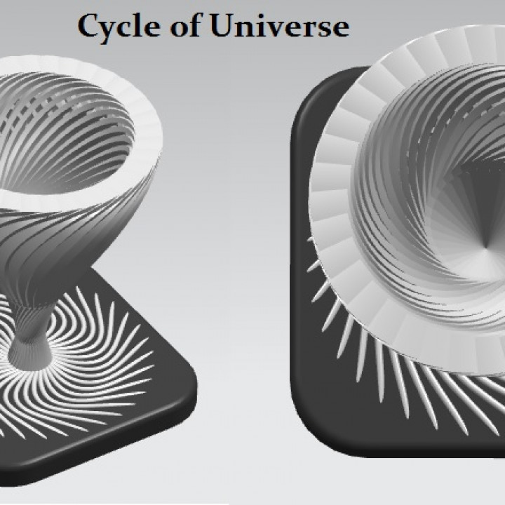 3D Printable Cycle of Universe by Munish Mahajan