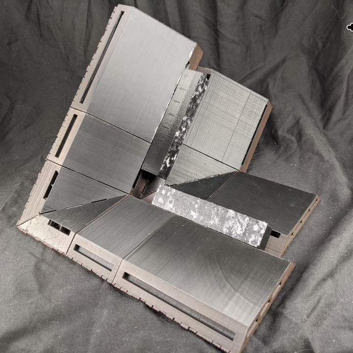 3D Printable OpenForge Shingle Dormers & Multifloor Supports by Devon Jones