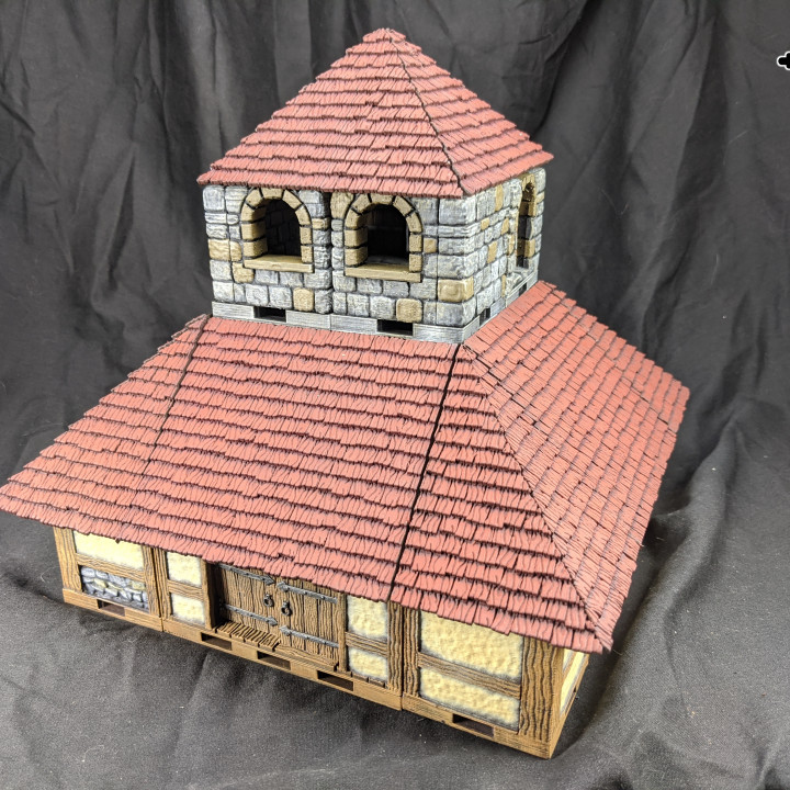 3D Printable OpenForge Shingle Dormers & Multifloor Supports by Devon Jones
