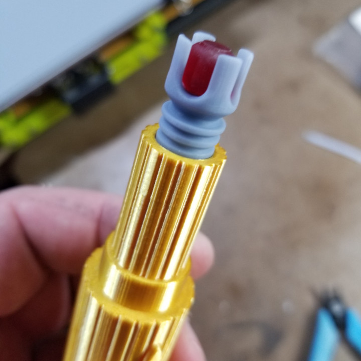 3D Printable Sonic Lipstick (Doctor Who Sarah Jane Smith) by Tech Outreach