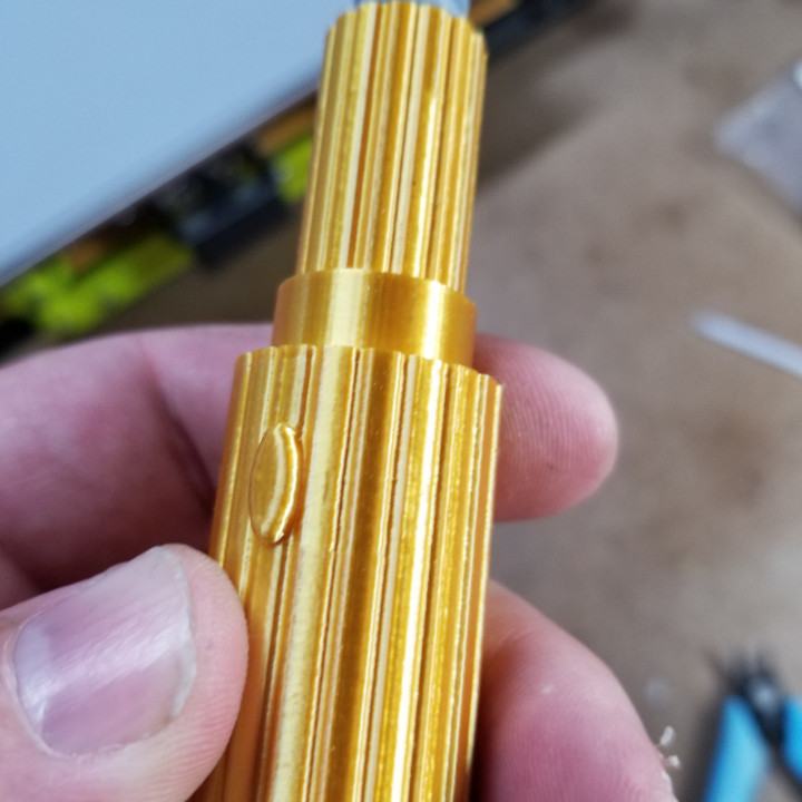 3D Printable Sonic Lipstick (Doctor Who Sarah Jane Smith) by Tech Outreach
