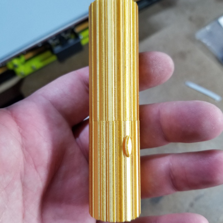 3D Printable Sonic Lipstick (Doctor Who Sarah Jane Smith) by Tech Outreach