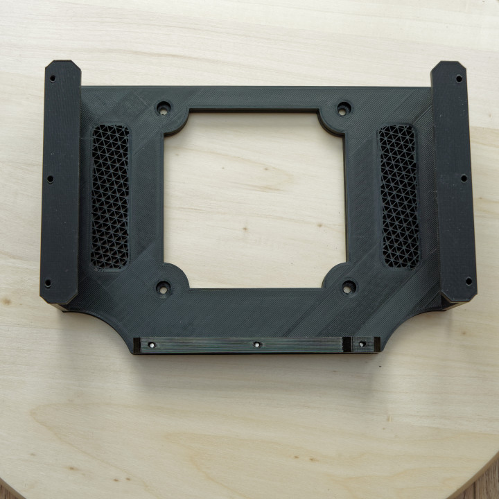 3D Printable Modular Mac mini vesa mount by 3dPrintingLabXYZ