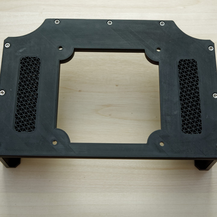 3D Printable Modular Mac mini vesa mount by 3dPrintingLabXYZ