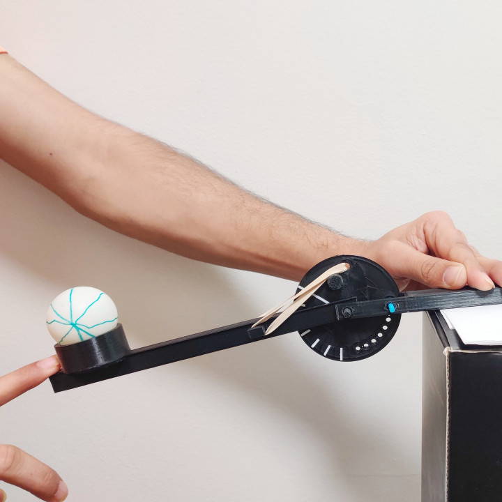 3D Printable Catapult (Learn Physics with Fun) by Rajat Gadhave