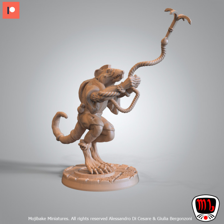 3D Printable Yu Peng, Kang Liu and Sheng Wang The Fool, ninja rats (pre ...