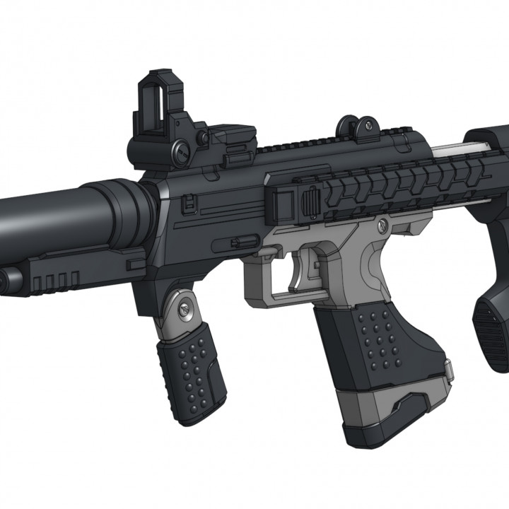 Halo Odst Rifle ArtStation Halo 3 ODST Smg Redesign By Wernissage 3d