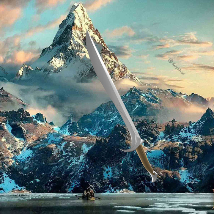 3D Printable Orcrist - The Hobbit by Aguilar Workshop