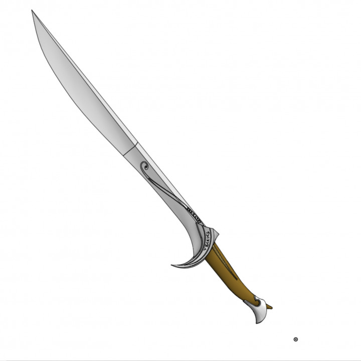 3D Printable Orcrist - The Hobbit by Aguilar Workshop