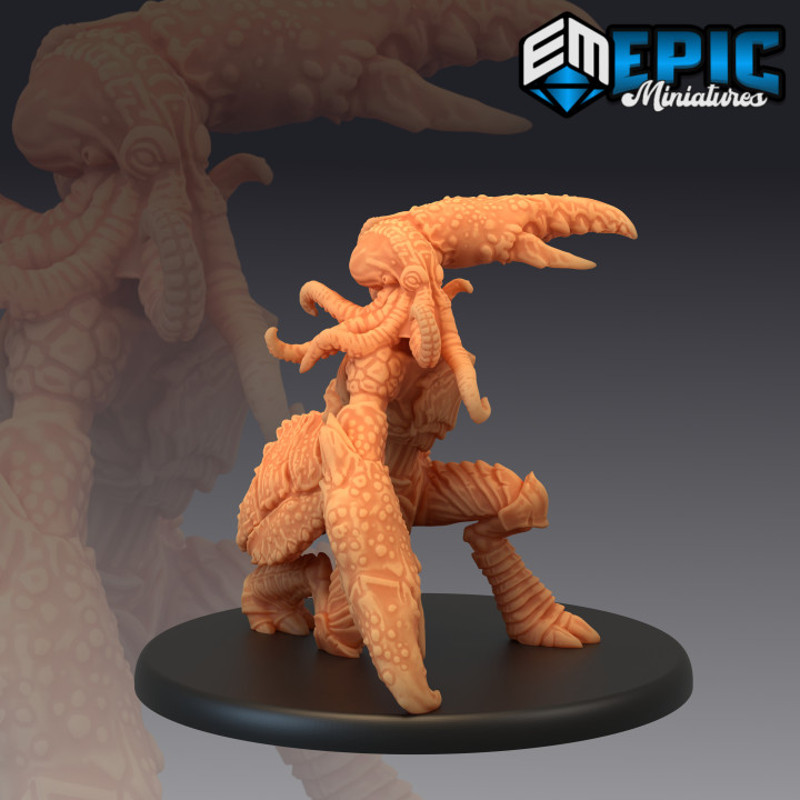 3D Printable Octocrab Attacking / Venom Daemon / Octopus Crab Hybrid by ...