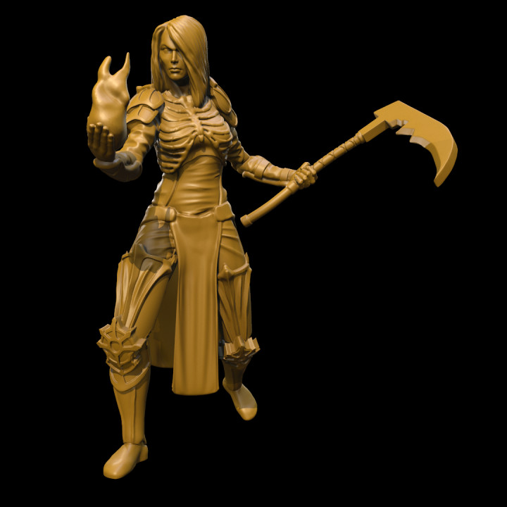 3D Printable Necromancer Female by Jeremy Smith