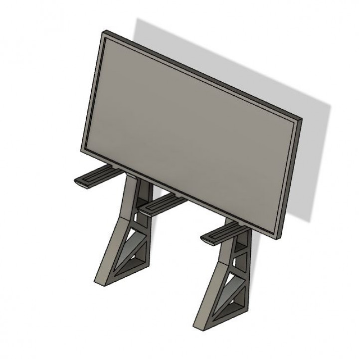 3D Printable Bill board sign by James Frojen