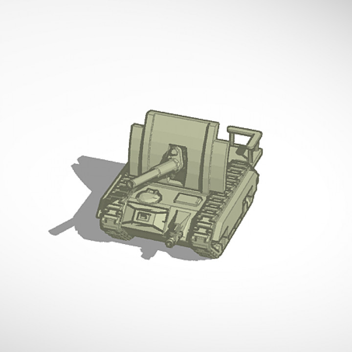 3D Printable Tiny Tank by Louis Ponce