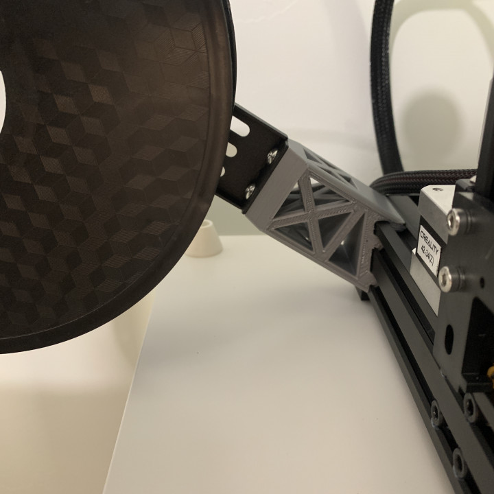 3D Print of Ender 3 Sliding Spool Side Mount VX by damenleeturks