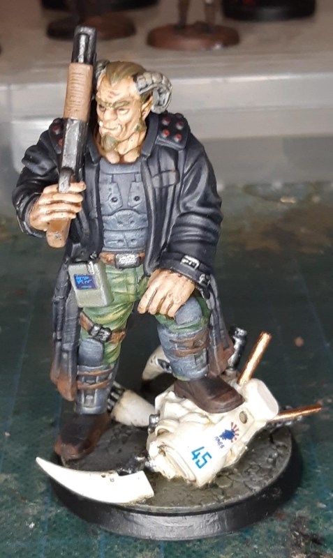 3D Printable TROLL STREET SAMURAI by PAPSIKELS MINIATURES